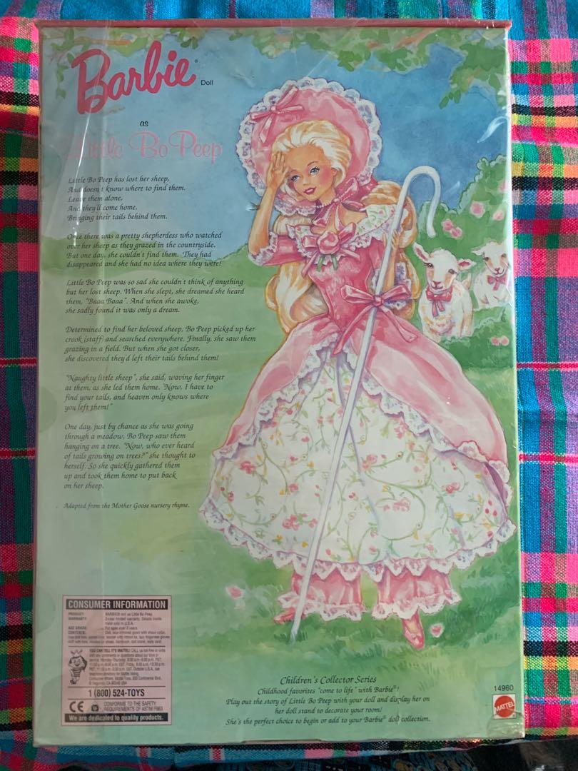 Little Bo Peep Barbie Doll, Hobbies & Toys, Toys & Games on Carousell