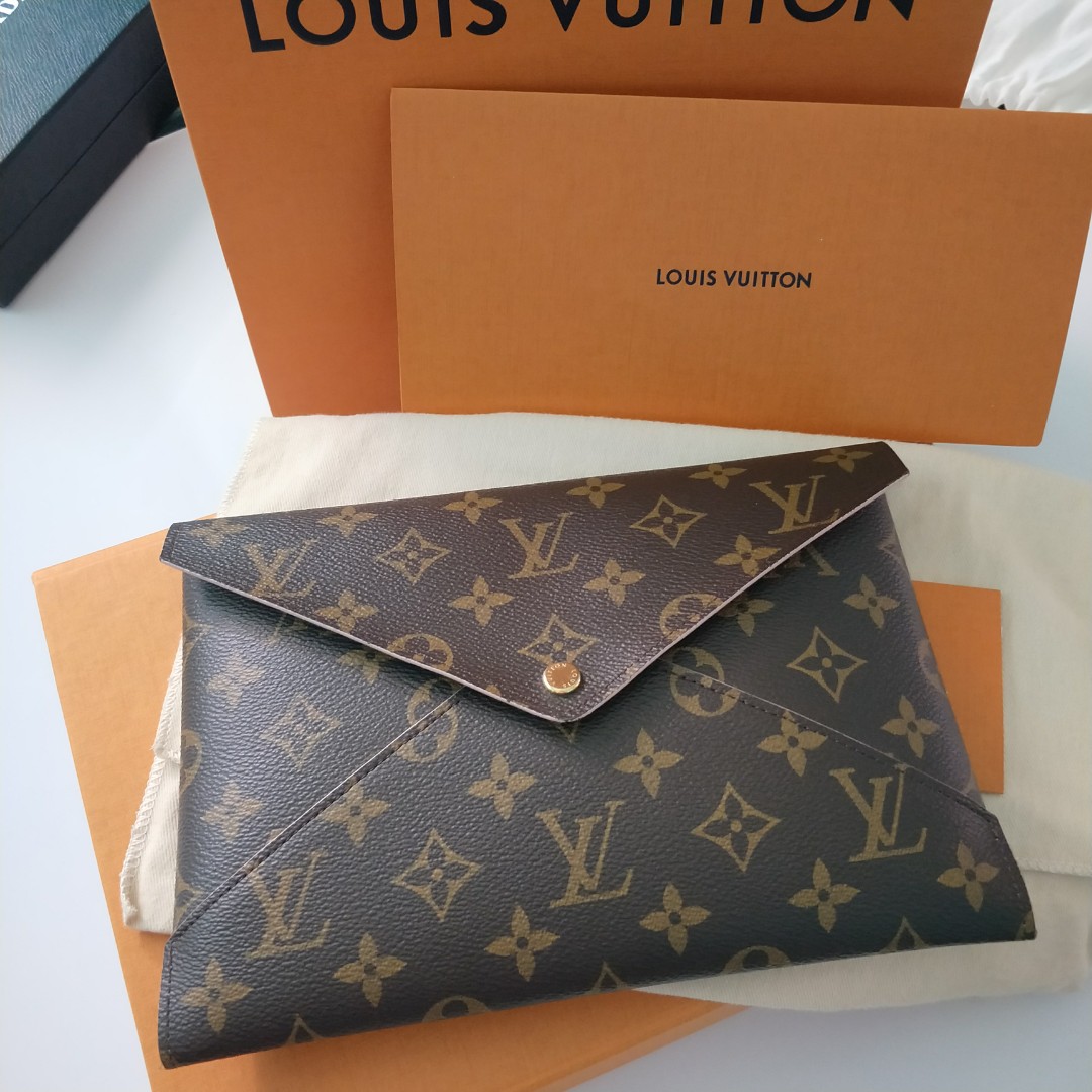 Louis Vuitton LV kirigami envelope purse bag clutch pink, Luxury, Bags ...