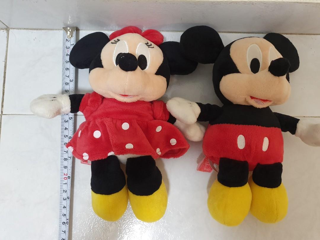 Brand New Mickey And Minnie Mouse 10 inch, Toys & Games, Stuffed Toys ...