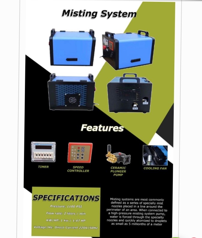 Misting Machine System for Disinfection, Commercial & Industrial ...