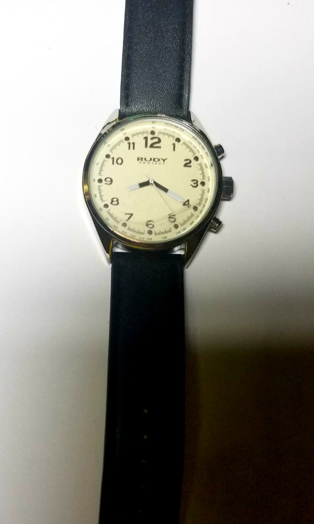 NEW Orig Rudy Project Black Leather watch, Men's Fashion, Watches ...