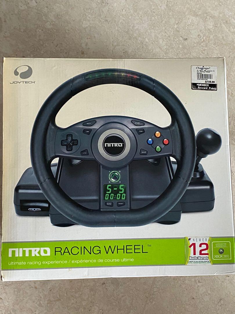 Nitro Racing Wheel for Xbox 360, Video Gaming, Gaming Accessories ...