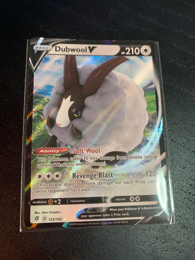 Pokemon Cards Dubwool V, Rebel Clash, Hobbies & Toys, Toys & Games on ...