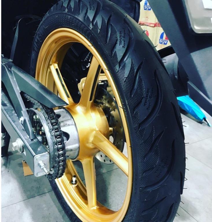 Racing Boy RCB SP522 Sport rims (GOLD/ MATTE BLACK), Motorcycles ...