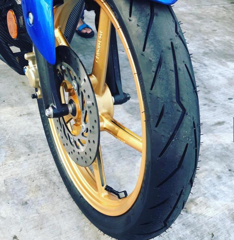 Racing Boy RCB SP522 Sport rims (GOLD/ MATTE BLACK), Motorcycles ...