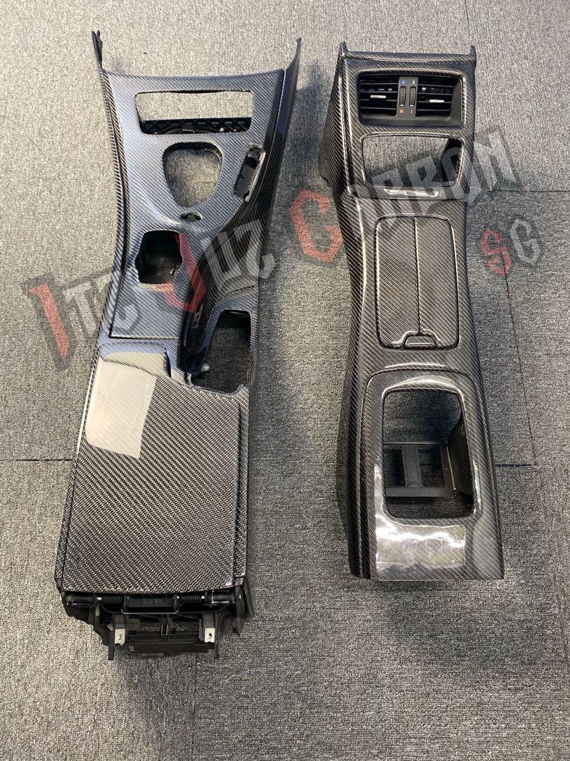 (Ready stock) BMW M3 Full Carbon fibre front and back console panel ...