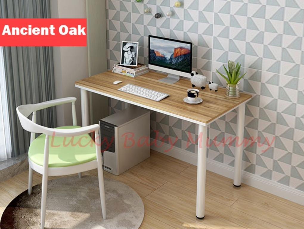 Space Saving Study Desk Office Computer Table, Furniture & Home Living ...