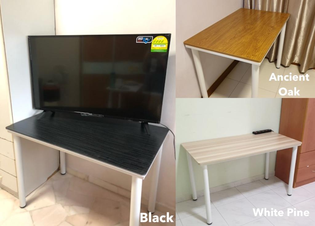 Space Saving Study Desk Office Computer Table, Furniture & Home Living ...