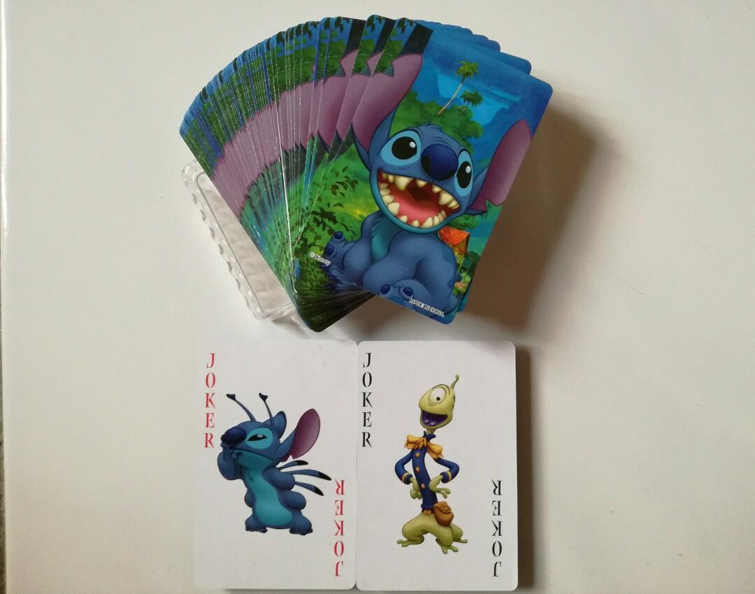 Stitch Playing Card, Hobbies & Toys, Toys & Games on Carousell