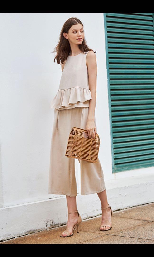 TCL Merlane Peplum Top, Women's Fashion, Tops, Blouses on Carousell