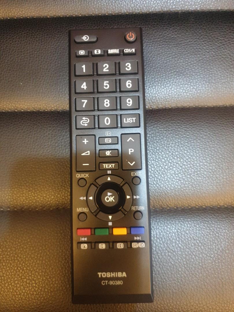 Toshiba tv remote, Electronics, Others on Carousell