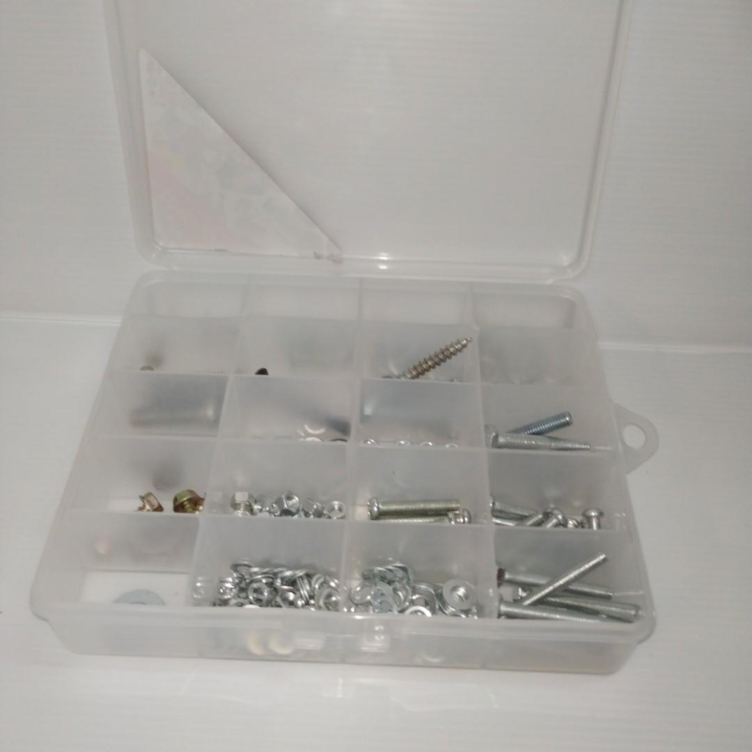 Toyogo Part case accessories case 20 fixed divisions for screw nails ...