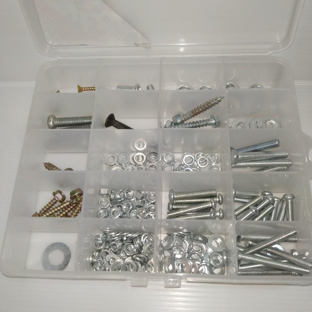 Toyogo Part case accessories case 20 fixed divisions for screw nails ...