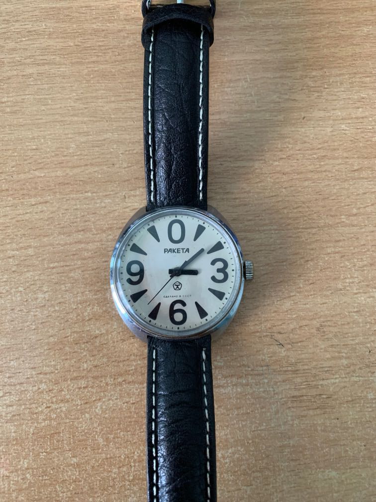 Vintage Raketa “Big Zero” Watch, Luxury, Watches on Carousell