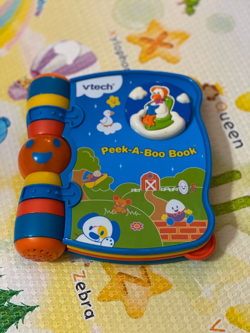 Vtech Peek A Boo Book, Babies & Kids, Going Out, Strollers on Carousell
