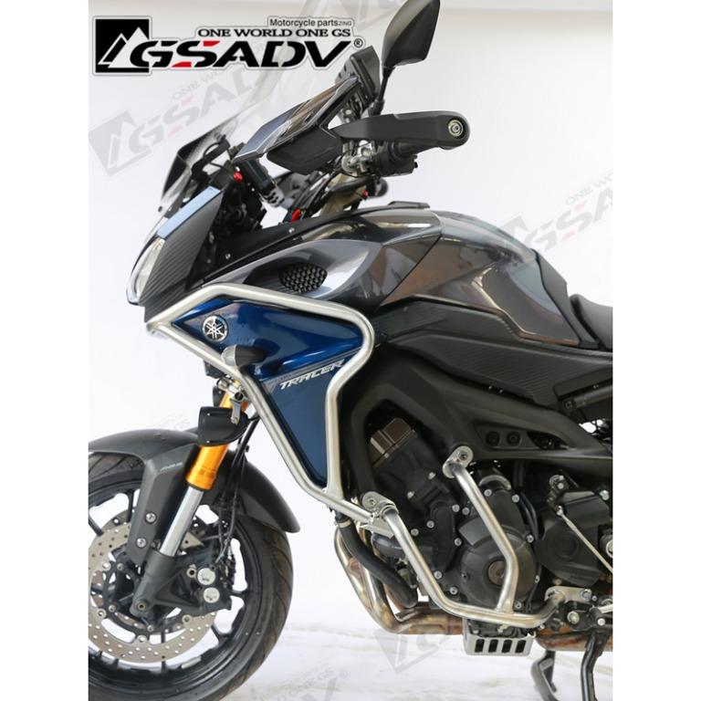 Yamaha MT09 Tracer top bottom crash bar protection guard set waterproof ...