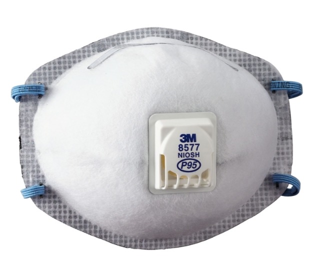 3M Particulate Respirator Mask 8577, P95- 1box (10x), Health ...