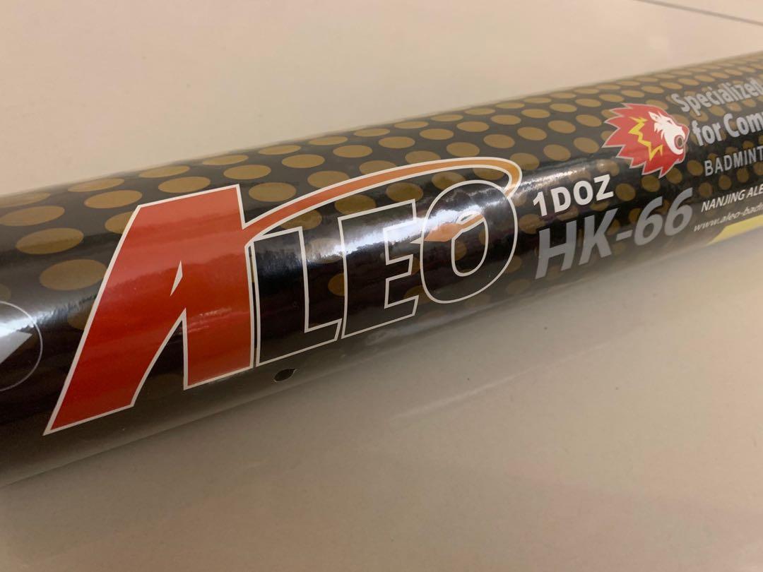 羽毛球 ALEO HK-66 黃雄獅, 運動產品, 其他運動配件 - Carousell