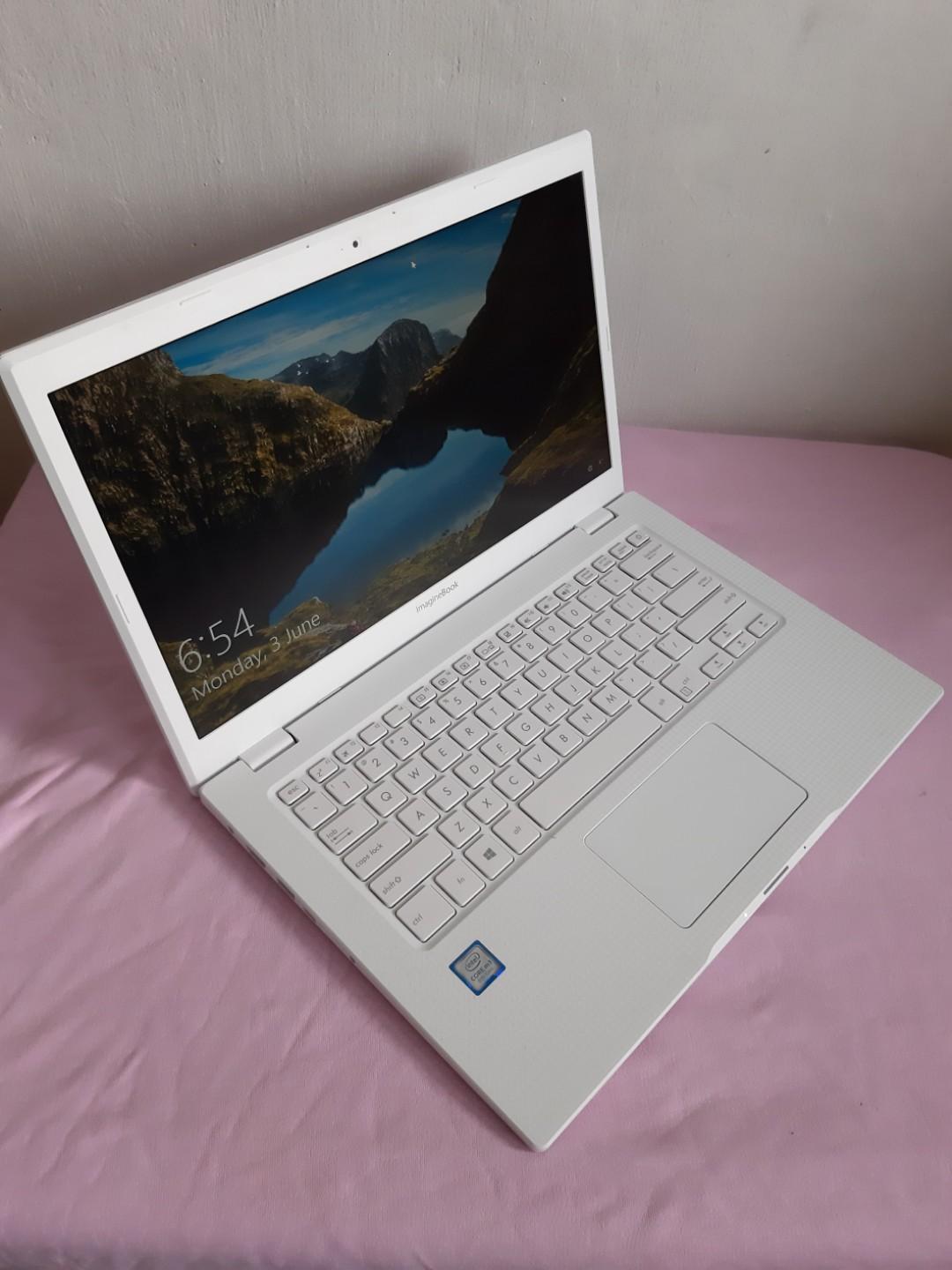 ASUS ImagineBook Core m3-8th gen) 4gb ram 128ssd Full HD × 1080 (100% ...