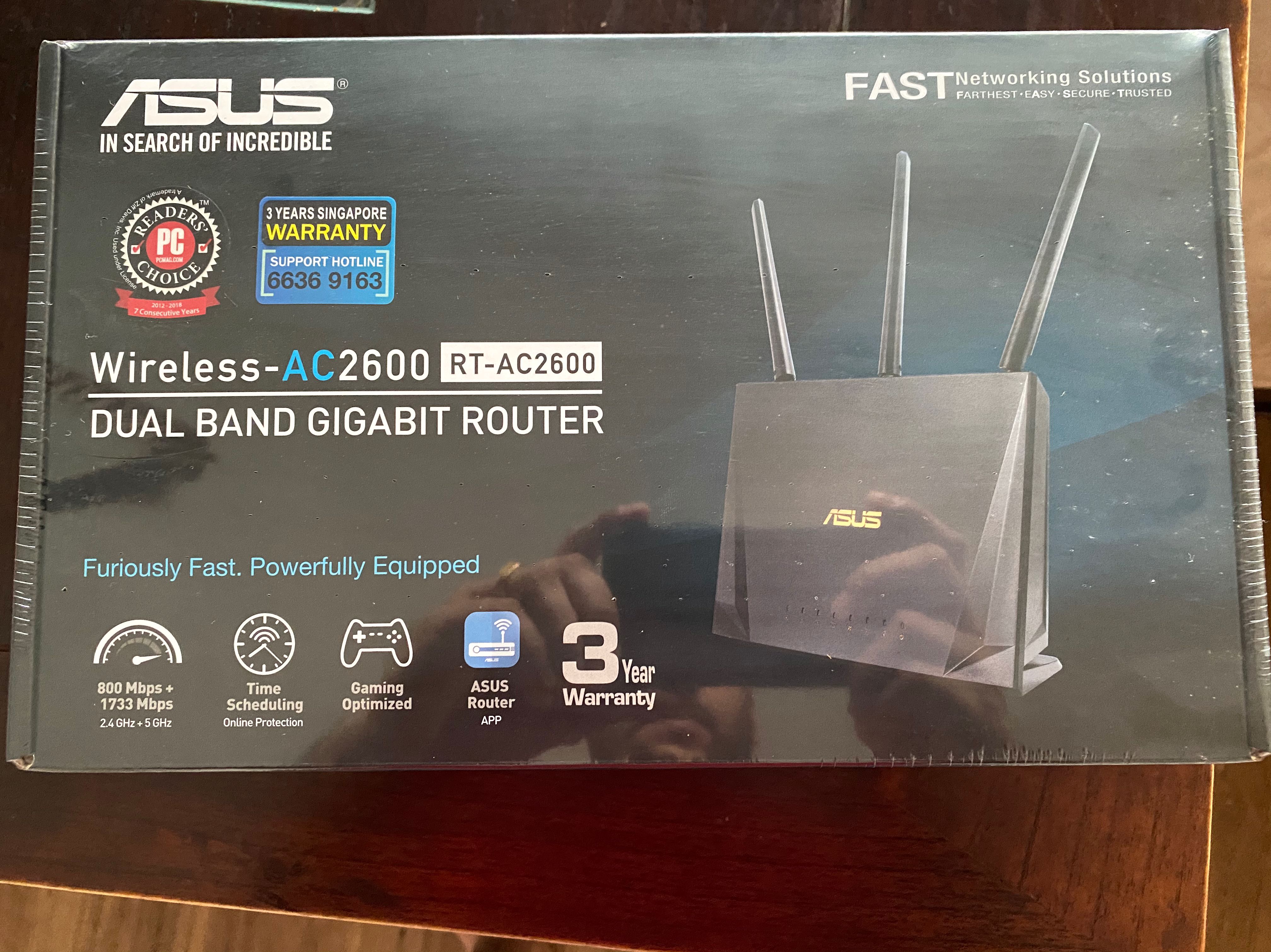 Asus Router RT- AC2600, Computers & Tech, Parts & Accessories ...