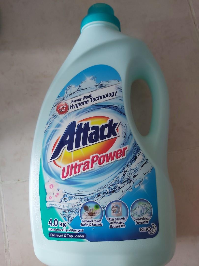 Attack Ultra Power Liquid Detergent, Home Appliances, Cleaning ...