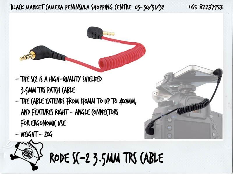 [BMC] Rode SC-2 3.5mm TRS Cable (Fits Rode Video Mic), Audio, Portable ...