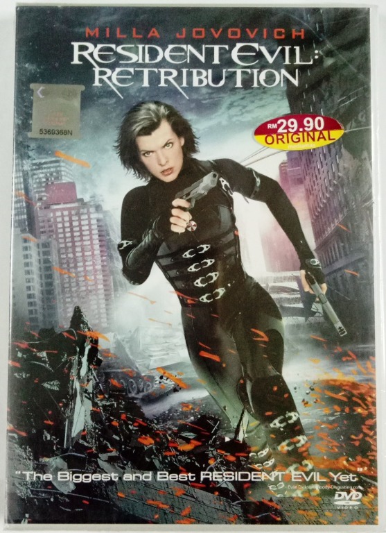 English Movie Resident Evil : Retribution DVD 2012 Film Milla Jovovich ...