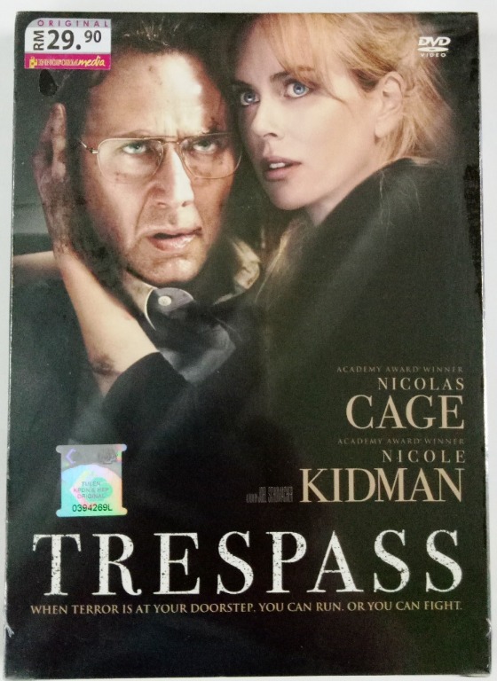 English Movie Trespass DVD 2011 Film Nicolas Cage Nicole Kidman ...