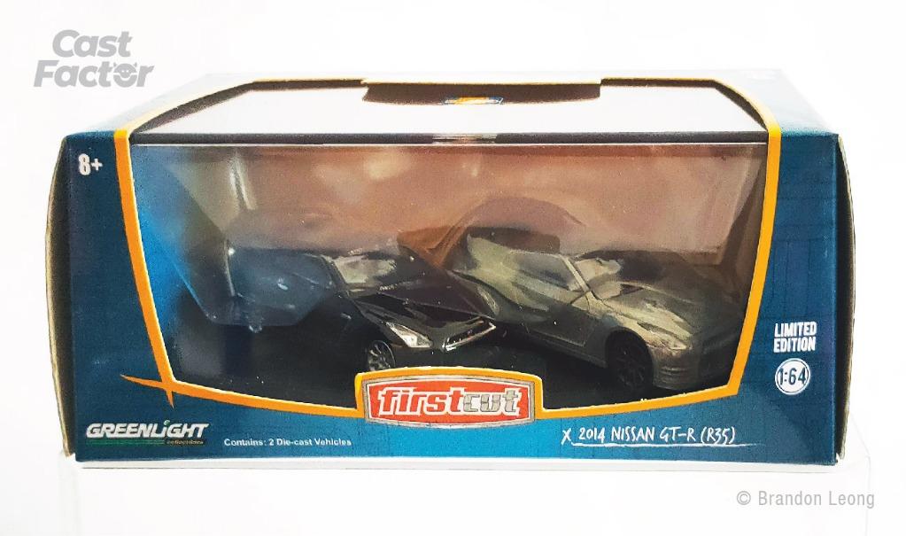 Greenlight Nissan GT-R First Cut (2-Pack Set with Acrylic Box), Hobbies ...