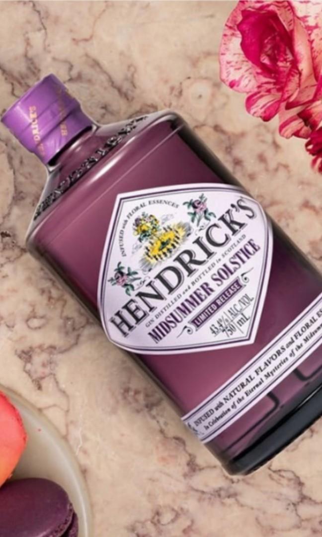 Hendrick's Midsummer Solstice 700ml, Food & Drinks, Alcoholic Beverages ...