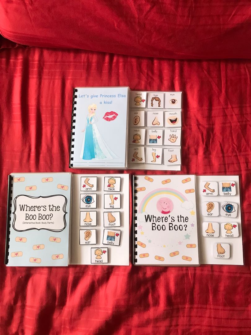 Interactive Book: Body Parts, Hobbies & Toys, Books & Magazines ...