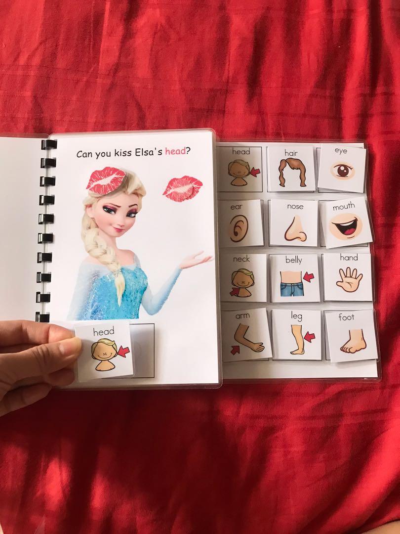 Interactive Book: Body Parts, Hobbies & Toys, Books & Magazines ...