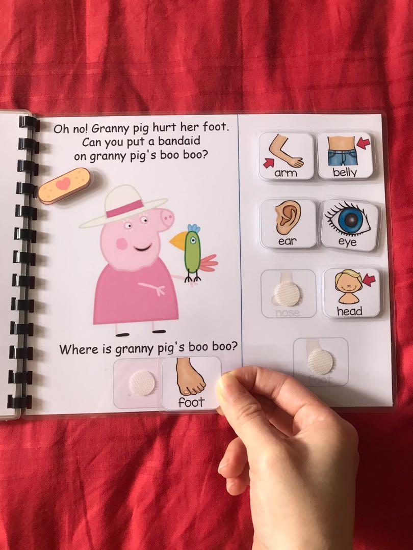 Interactive Book: Body Parts, Hobbies & Toys, Books & Magazines ...