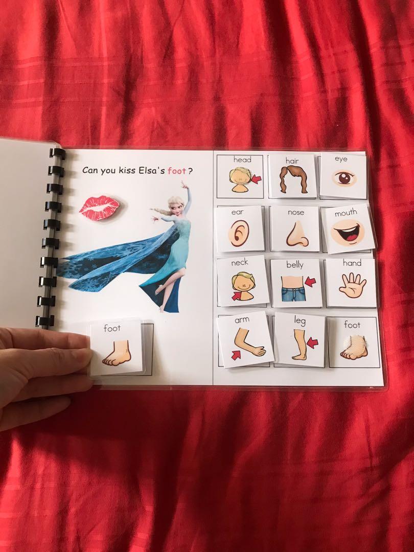 Interactive Book: Body Parts, Hobbies & Toys, Books & Magazines ...