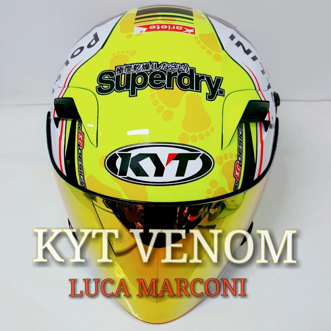 KYT VENOM LUCA MARCONI, Motorcycles, Motorcycle Accessories on Carousell