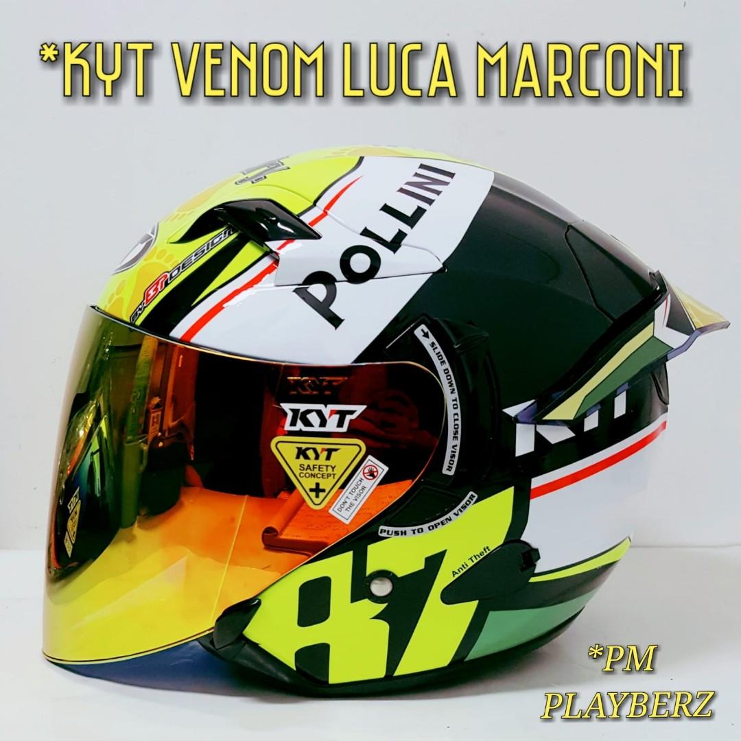 KYT VENOM LUCA MARCONI, Motorcycles, Motorcycle Accessories on Carousell