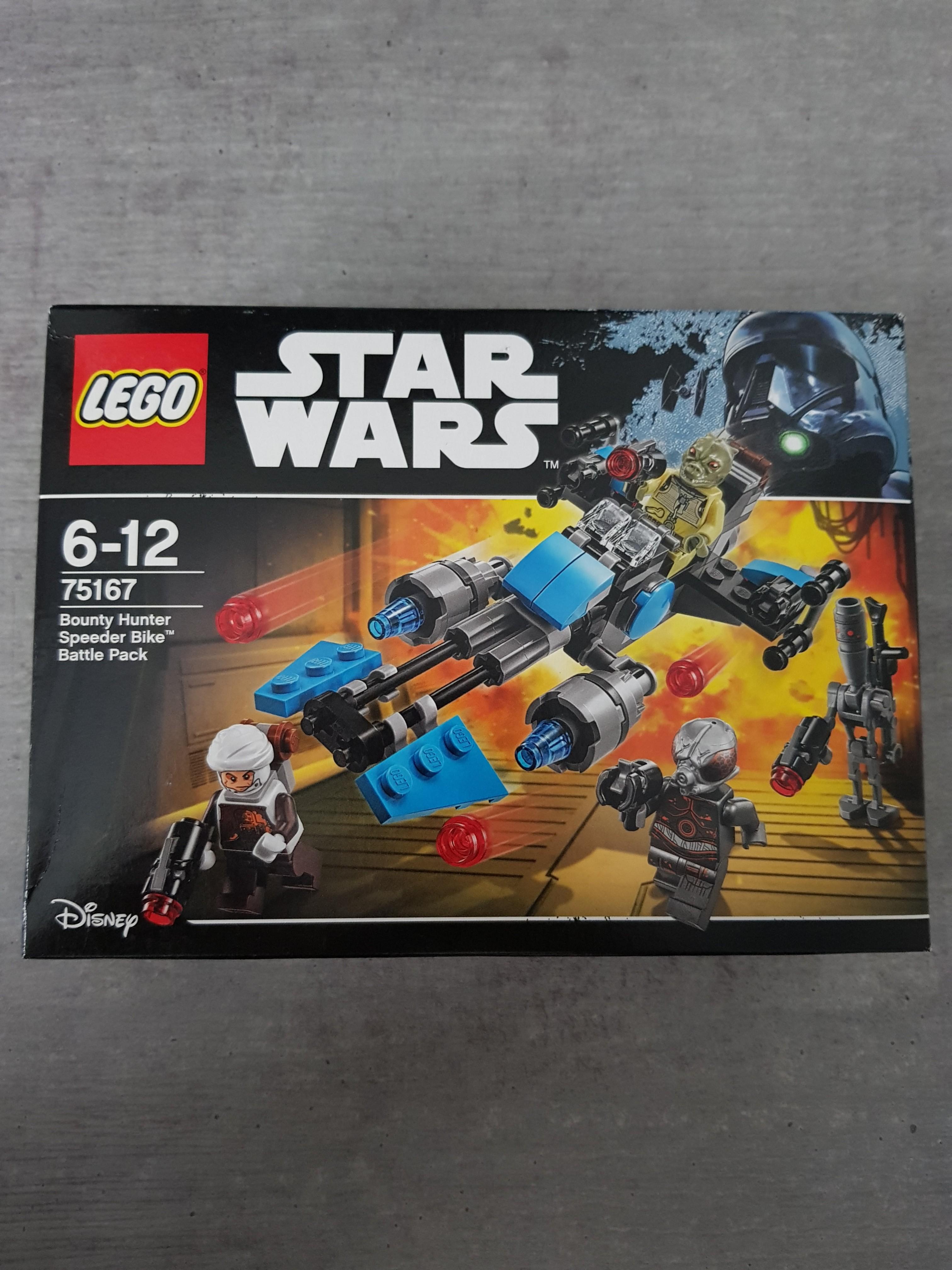 LEGO StarWars 75167: Bounty Hunter Speeder Bike Battle Pack, Hobbies ...