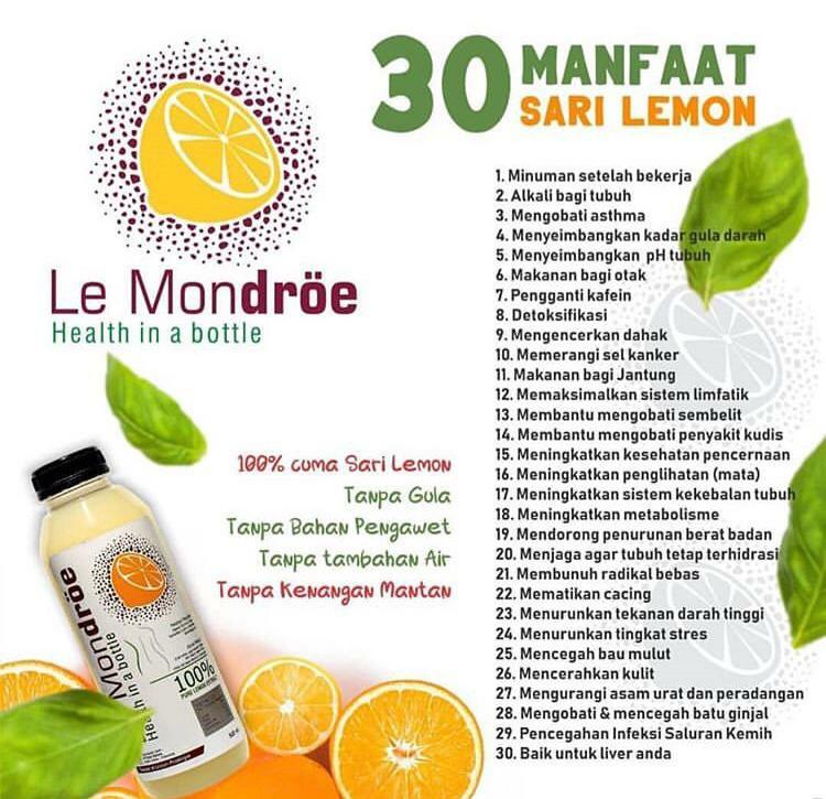 Lemon asli dalam.kemasan botol.., Makanan & Minuman, Makanan Instan di ...