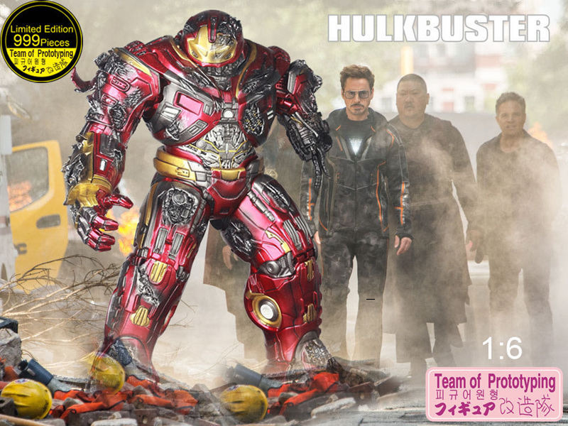 Marvel Hulkbuster V2.0 Damaged Version (Arm Damage/Normal Damage ...