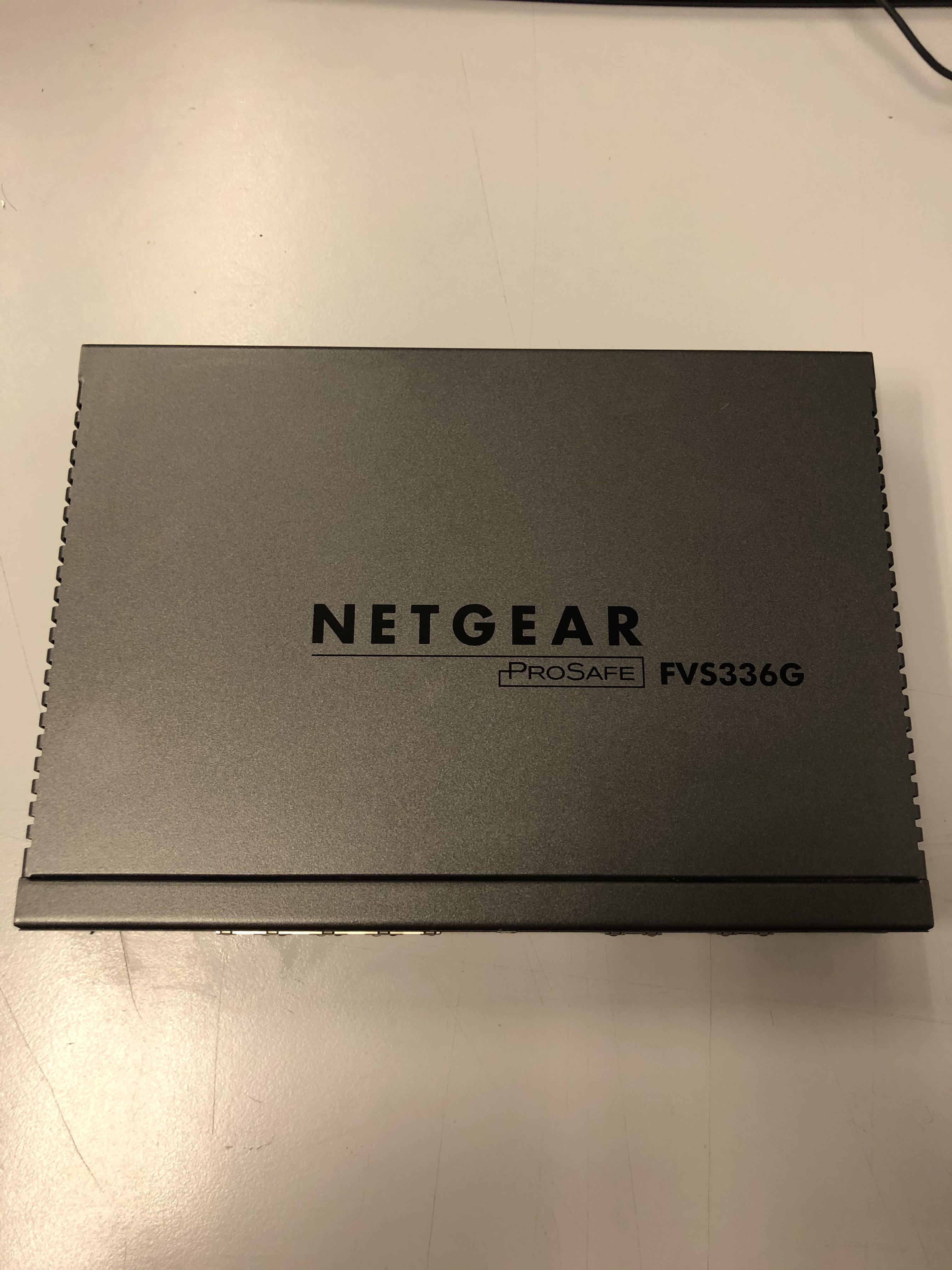 Netgear prosafe FVS336G router, Computers & Tech, Parts & Accessories ...