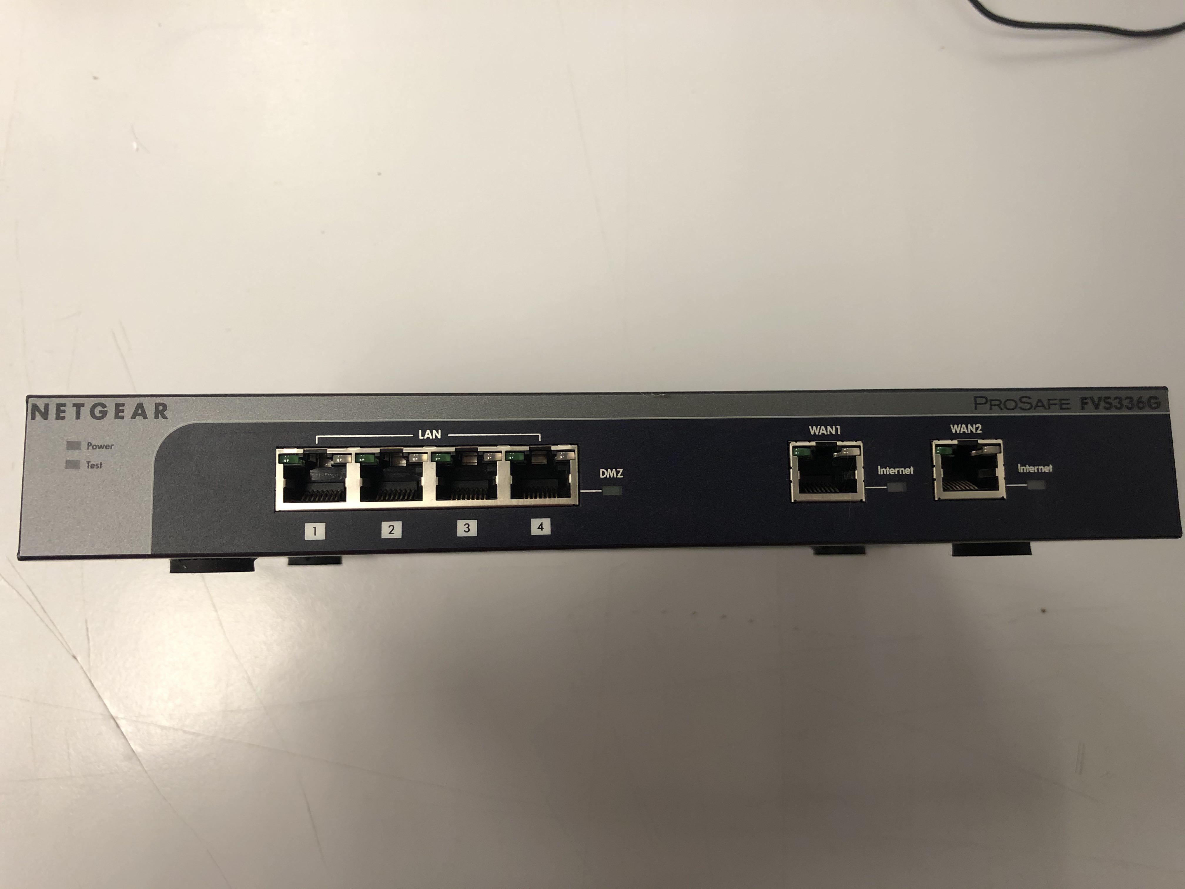 Netgear prosafe FVS336G router, Computers & Tech, Parts & Accessories ...