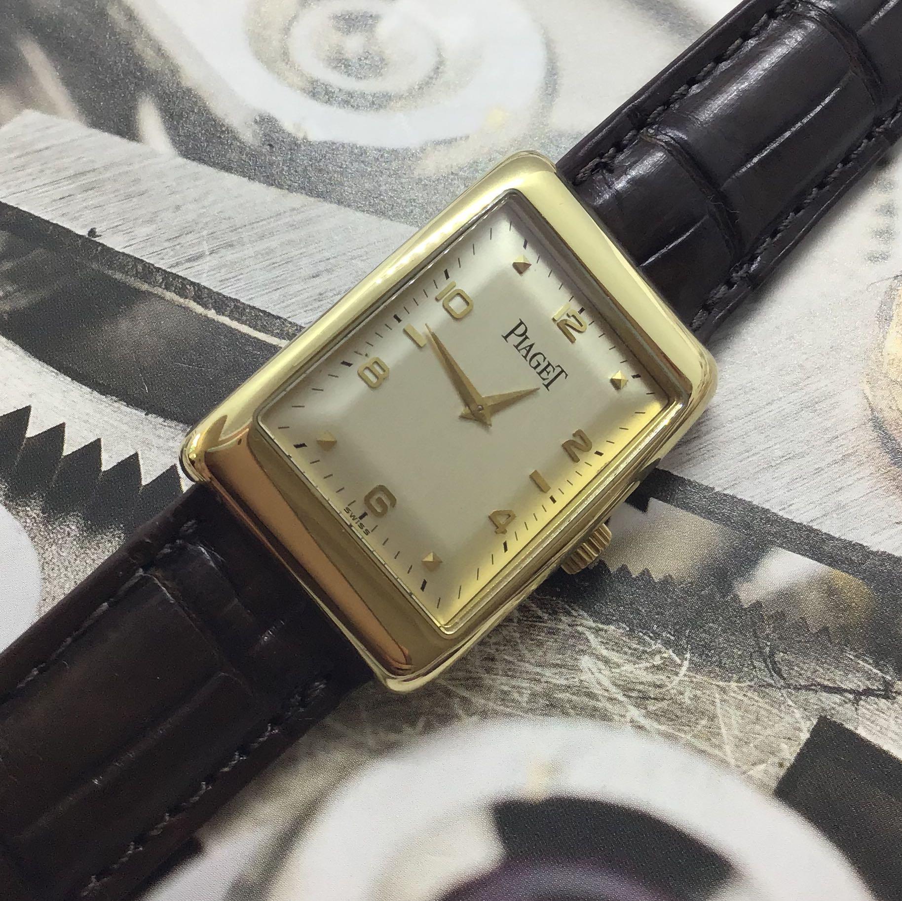( SOLD) Piaget Solid 18K Gold Model 9952 , Luxury, Watches on Carousell