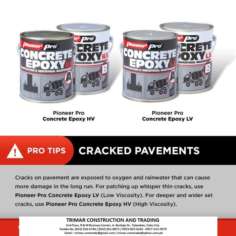 Pioneer Pro Concrete Epoxy Supplier in Cebu, Commercial & Industrial ...