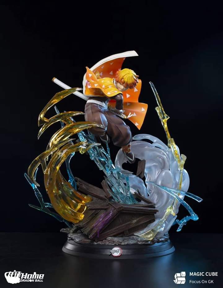 [READY STOCK] DBH x MAGIC CUBE Demon Slayer Statue Agatsuma Zenitsu ...
