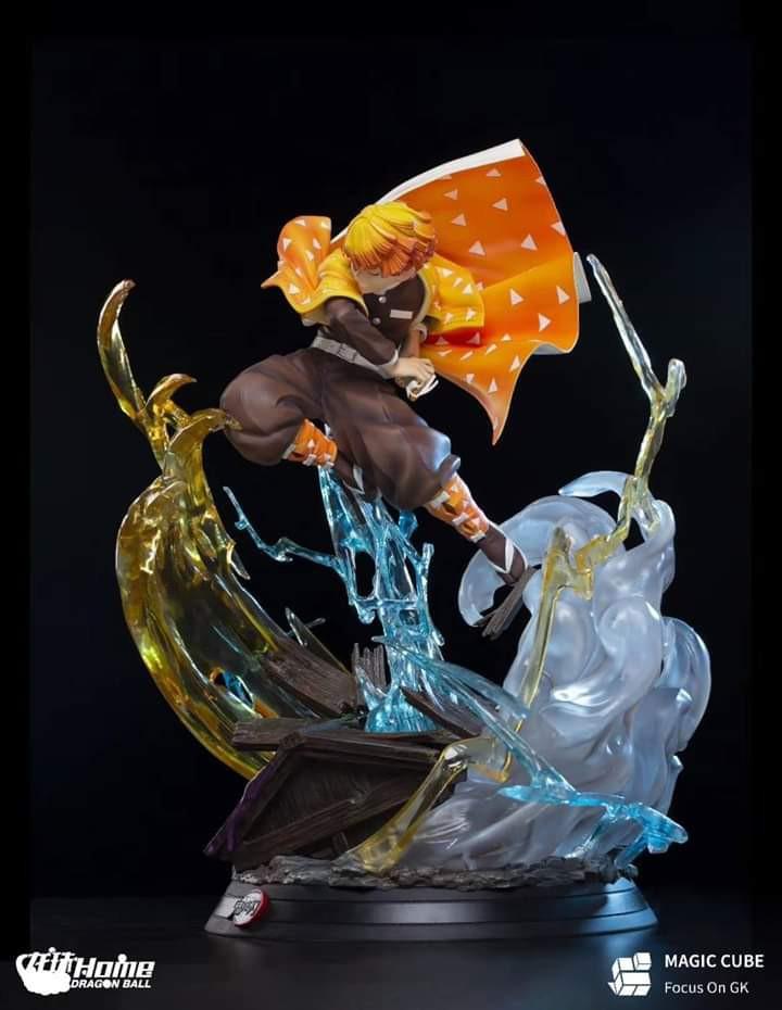 [READY STOCK] DBH x MAGIC CUBE Demon Slayer Statue Agatsuma Zenitsu ...
