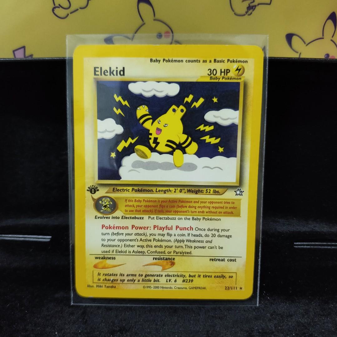 Pokemon TCG - Elekid (First Edition), Hobbies & Toys, Toys & Games on ...