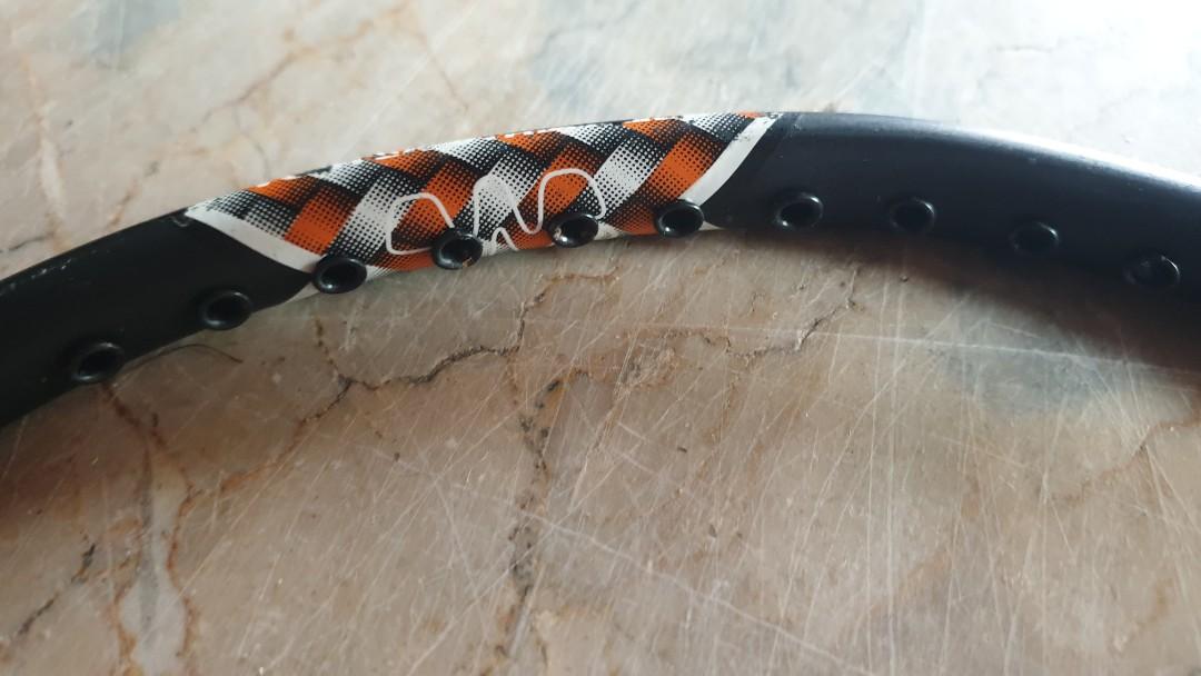 Pre-loved Winex® Pro Titanium 3302 Badminton Racket, Sports Equipment ...