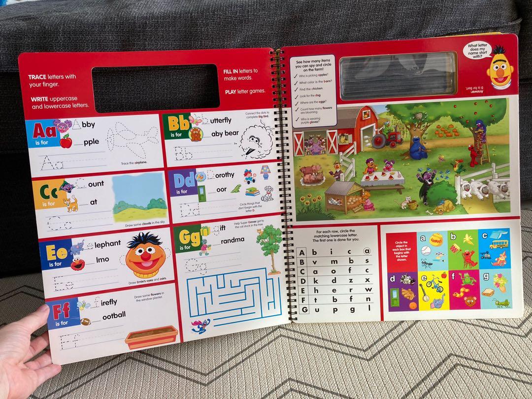 Reader’s digest children’s books Sesame Street ABC.123 Write-and-Learn ...