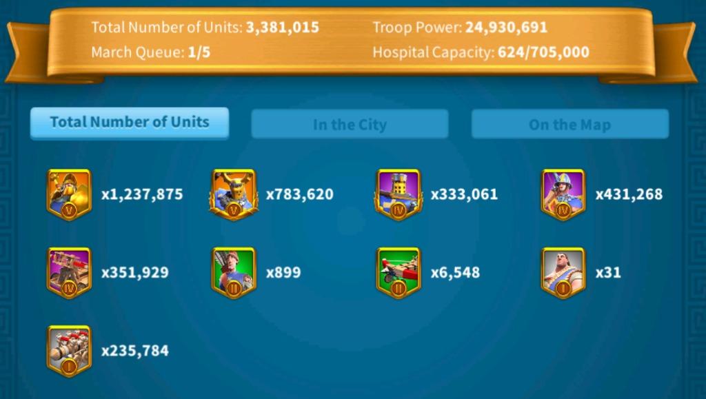 Rise of Kingdom T5 71 M Power Account ROK, Hobbies & Toys, Toys & Games ...