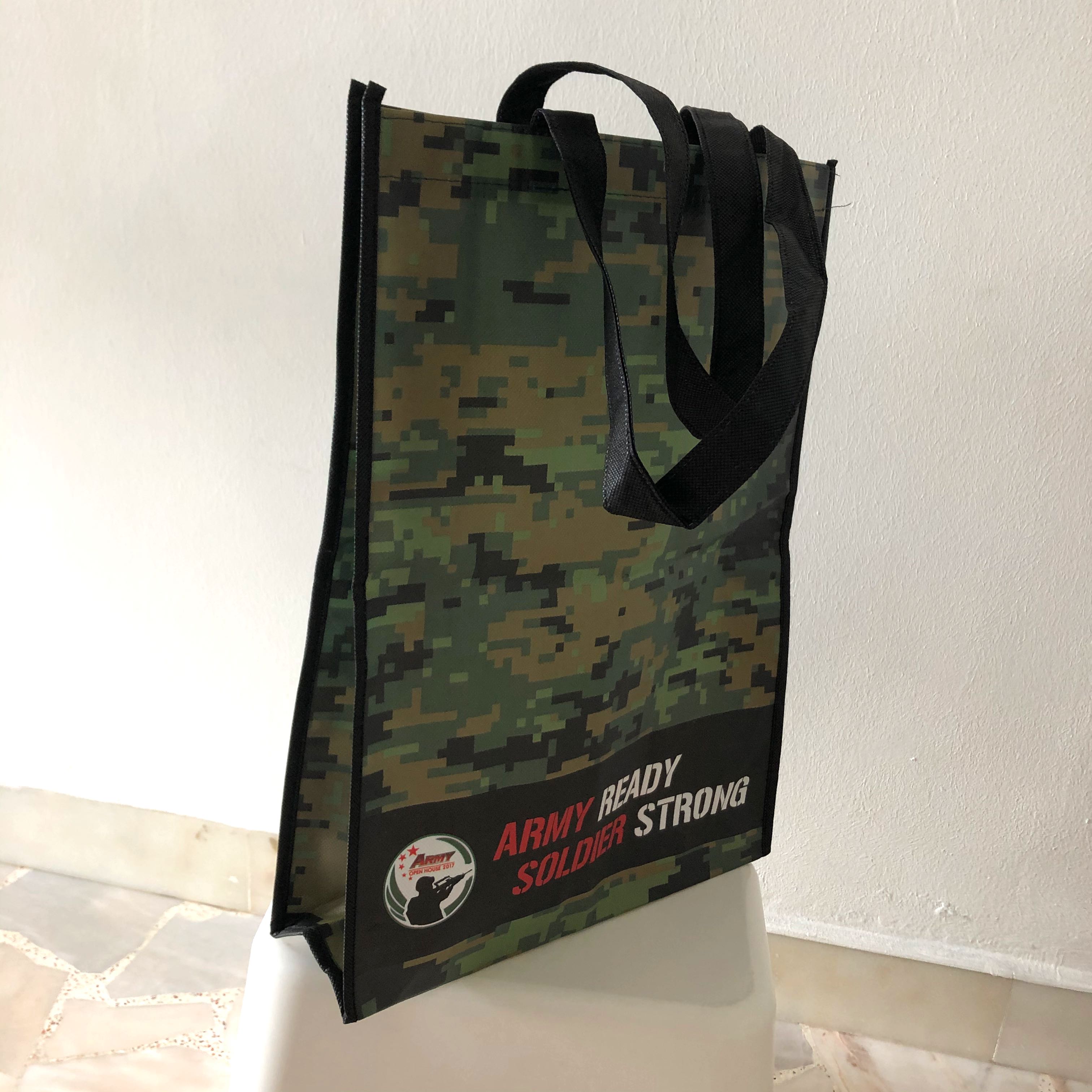 SAF Army Reusable Camouflage Bag, Men's Fashion, Bags, Sling Bags on ...